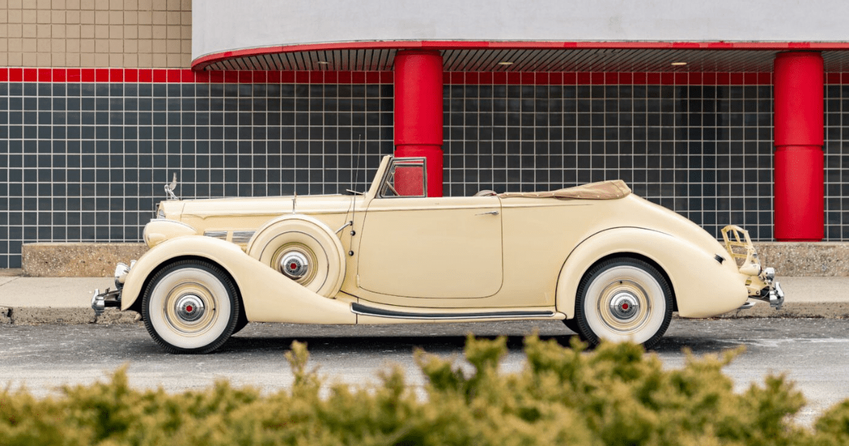 1937 Packard Series 1501 Super Eight Convertible Victoria – Engineerine ...